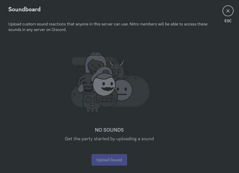 discord.com - "Upload Sound" button does not work when going to Soundboard on a server's ...